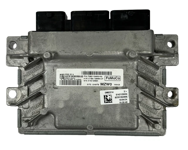 2015-2019 FORD FIESTA 1.6 Engine Control Module Ecu F2bz-12A650-Ka $100 ...