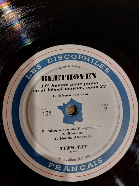 LES SONATES DE Beethoven - Yves Nat - DISCOPHILE FRANÇAIS DF 155 EUR 5 ...