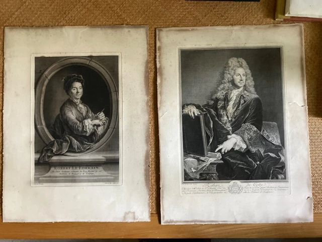 GRAVURES PAIRE DE GRAVURES PAIRE DE