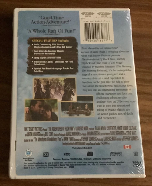THE ADVENTURES OF Huck Finn (DVD, 1993) $24.00 - PicClick CA