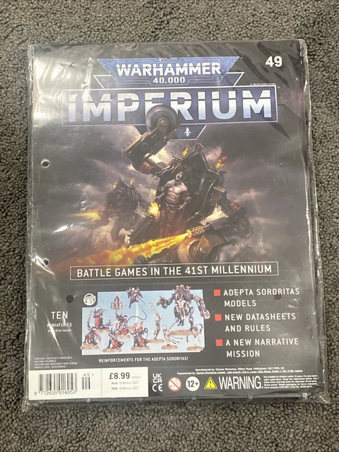 WARHAMMER 40K IMPERIUM Magazine Adeptus Sororitas Issue 49 - Brand New ...