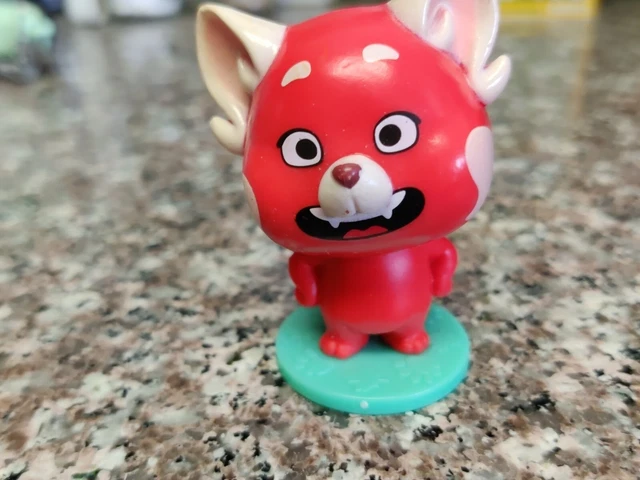 DISNEY PIXAR TURNING RED Mini Figure Red Panda Mei HAPPY Collectible ...