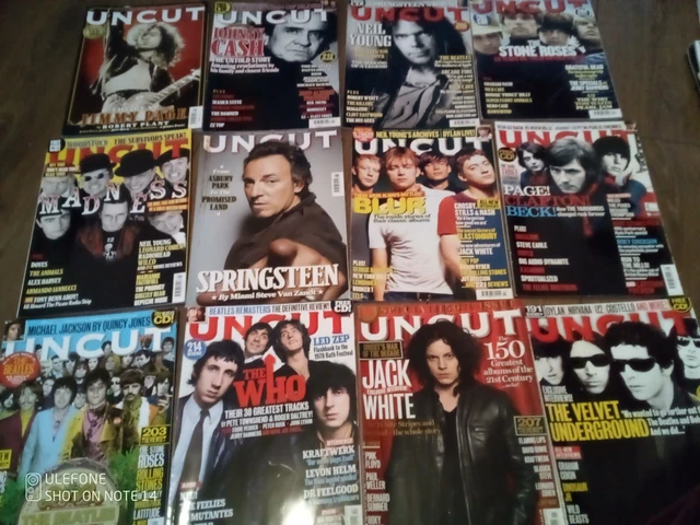 UNCUT MAGAZINES FOR 2009 With CDs Beatles Jack White Neil Young Blur ...