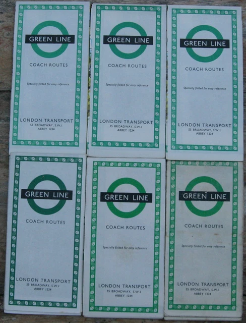 LONDON TRANSPORT GREEN Line Coach Map Of Routes 1967 £4.99 - PicClick UK