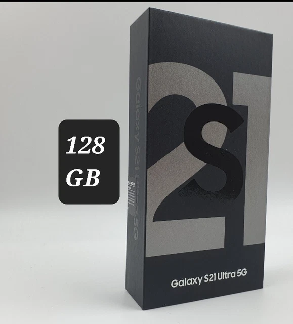 SAMSUNG GALAXY S21 Ultra 5G SM-G998B/DS - 128GB - Black NEUWARE ...