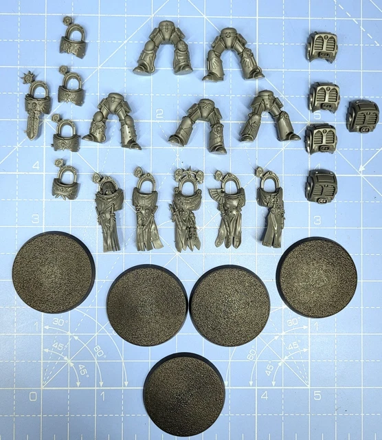 WARHAMMER 40K DARK Angels Deathwing Command Squad Terminators & Knights ...