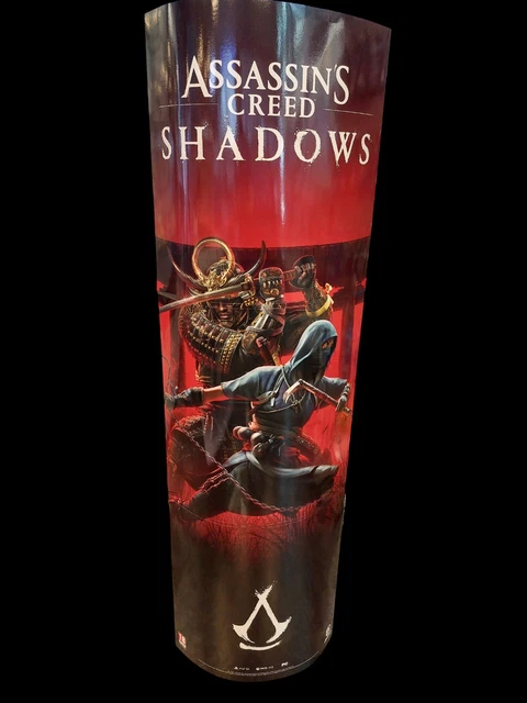 ASSASSINS CREED SHADOWS POS Standee Totem Ubisoft 160x50 cm £270.83 ...