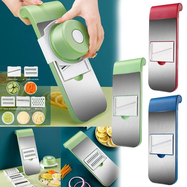 5IN1 SLICER FOOD Cutter Fruit Vegetable Potato Chopper Grater Slicer ...