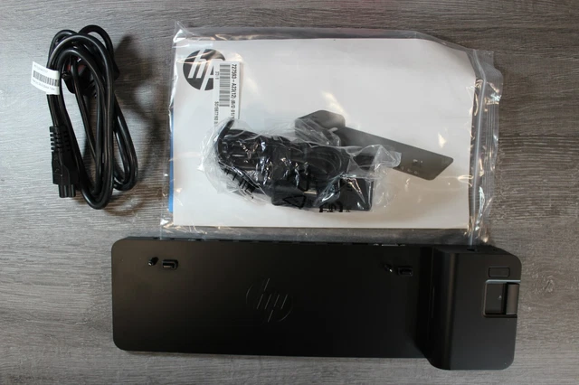 HP D9Y32AA ULTRASLIM Docking Station for EliteBook - Black - Opened Box ...