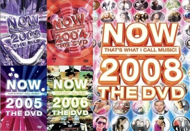 NOW THAT'S WHAT I call Music 2003, 2004, 2005, 2006 and 2008 DVD ...