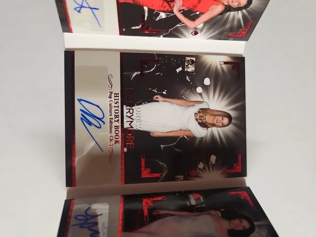 2024 LEAF HISTORY Book Pop Culture Teri Hatcher Drew Barrymore Boyle ...