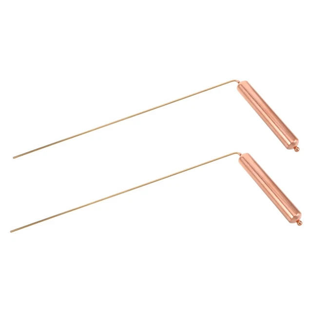 2 PCS DOWSIG Rods Positioning Dowsing Detect Stick for Divining Tools ...