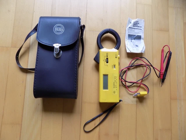 BEHA UNITEST DIGITALES Zangenamperemeter bis 1000A - 938010 D - Made in ...