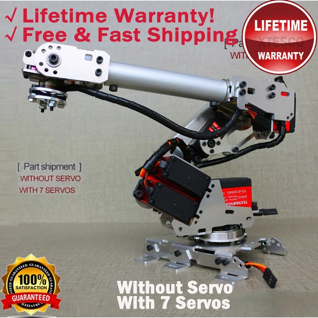 6-AXIS MECHANICAL ROBOTIC Arm Industrial Manipulator DOF Robot Arm ...