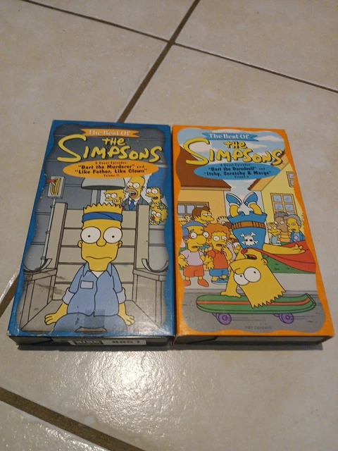 BART SIMPSON VHS The Best Of Volume 11 & Volume 6 All Tested Works ...