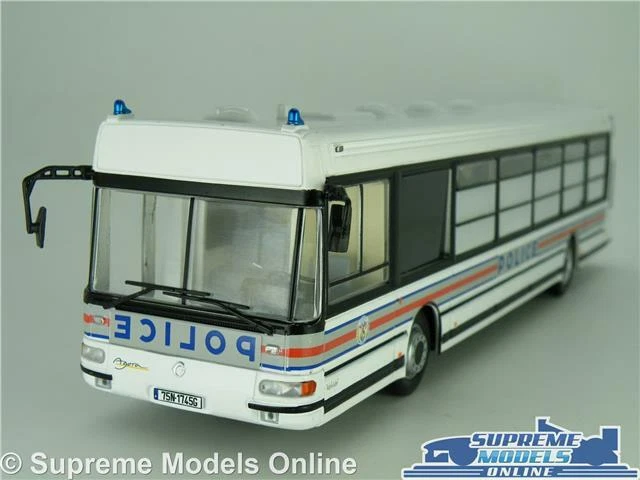 IRISBUS AGORA MODEL Bus Coach Police Nationale 1:43 Scale Ixo Large K8 ...