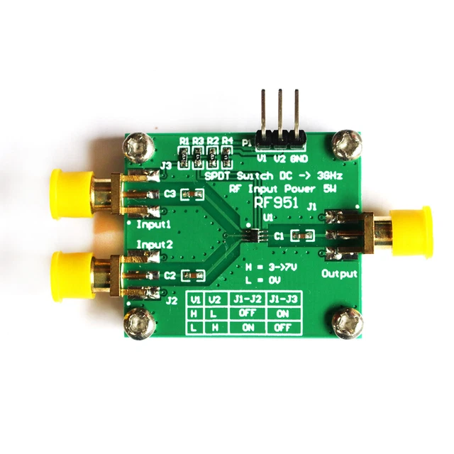 Module De Commutation Double Option Rf951 Dc ~ 3 0 Ghz Rf Switch Eur 18 56 Picclick Fr