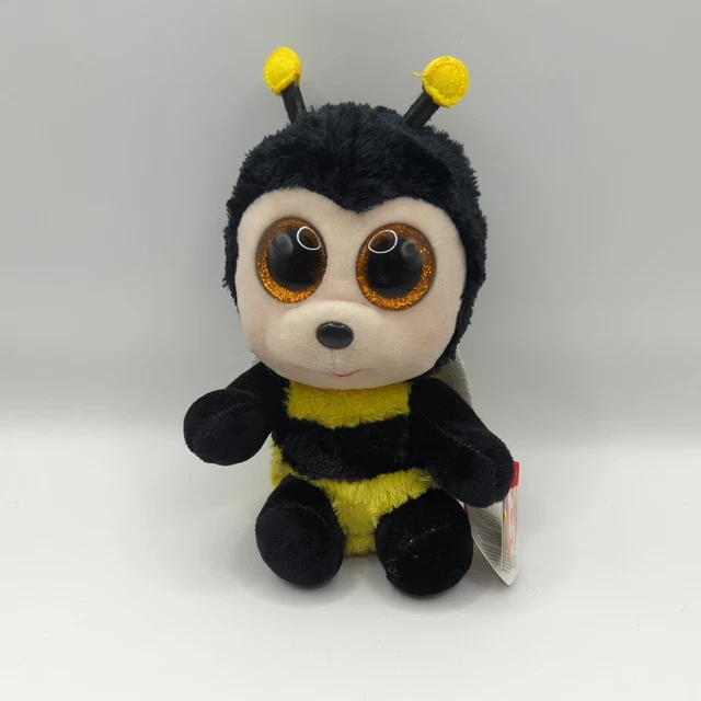 TY OFFICIAL BEANIE Boos Buzby 15cm Small Bee Toy Cute BNWT £2.99 ...