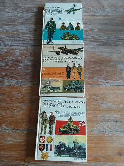 L'UNIFORME ET LES armes des soldats de la guerre 39/45 volumes 1, 2 et 3 EUR 20,00 - PicClick FR