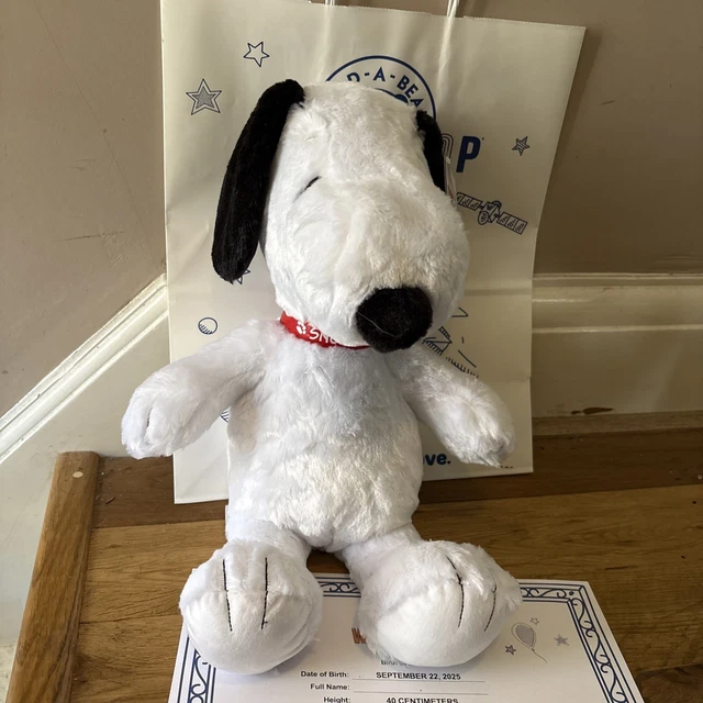 BNWT BUILD A Bear Peanuts® Snoopy Plush with Flappy Ears £31.87 ...