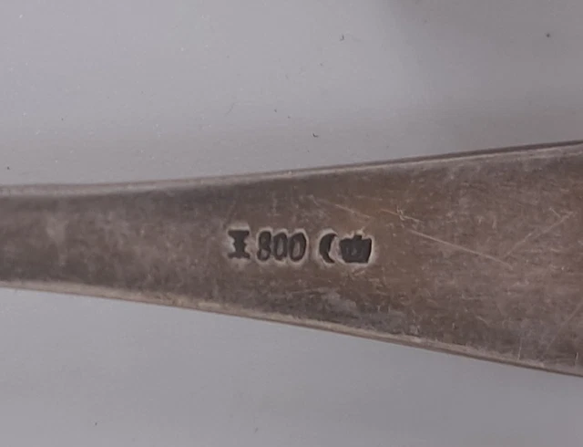 24 CUILLÈRES À Moka Argent 800 Vermeil Poinçons Allemands Art Déco EUR ...
