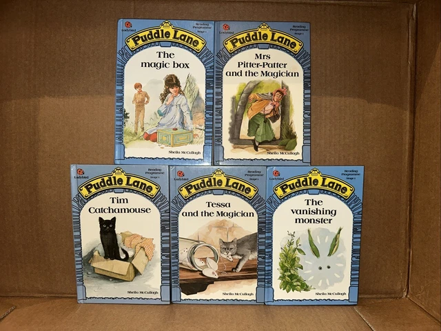 PUDDLE LANE LADYBIRD 5 Reading Books Vintage Tim Catchamouse Sheila ...