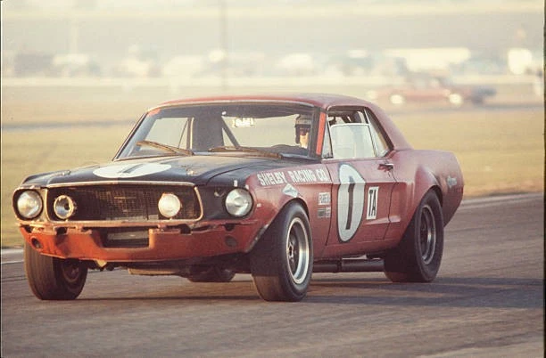 JERRY TITUS RONNIE Bucknum of Shelby Racing drive their Ford M- 1968 ...