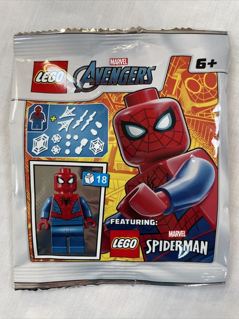 LEGO MARVEL AVENGERS: Spiderman Minifigure Limited Edition Polybag Set ...