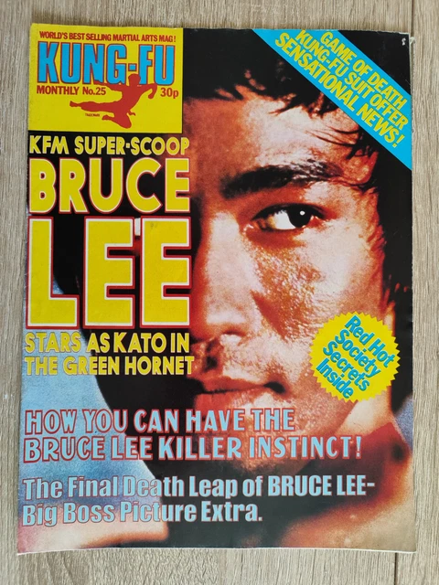 MAGAZINE KUNG-FU N°25 1975 - Bruce Lee - Poster Geant EUR 4,66 ...