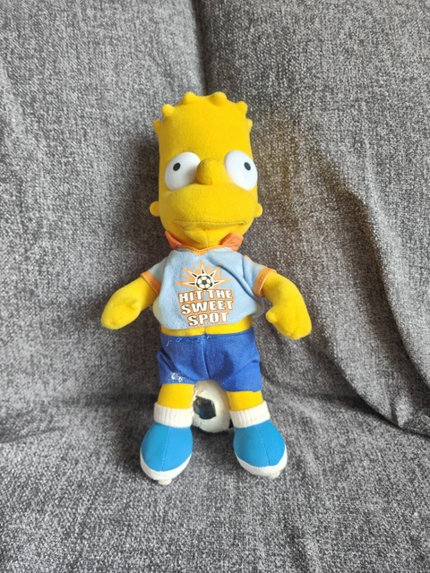 THE SIMPSONS APPLAUSE Bart Simpson Football Plush Soft Toy Soccer £9.99 ...