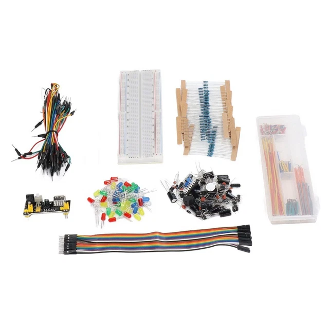 ASSORTED KIT ELECTRONICS Component Kit Basic Starter Kit DIY Projects ...