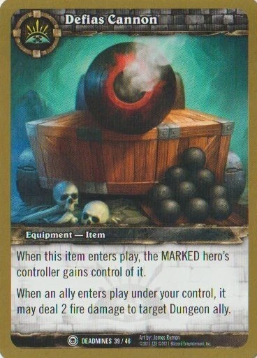 DEFIAS CANNON #39 / The Deadmines ENG Warcraft TCG EUR 1,00 - PicClick FR