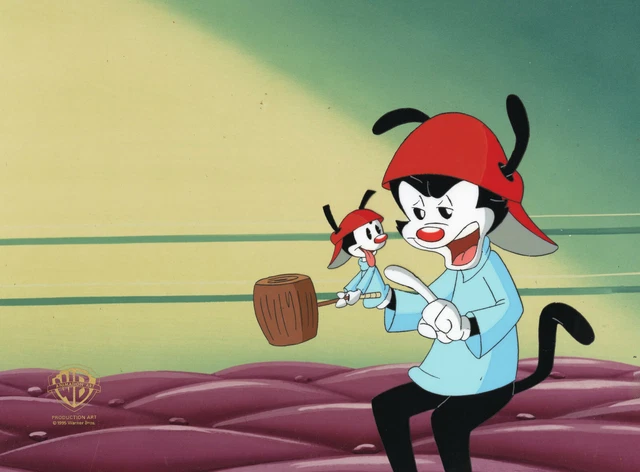 ANIMANIACS-WAKKO-ORIGINAL PRODUCTION CEL-LOOKIT The Fuzzy Head $640.16 ...