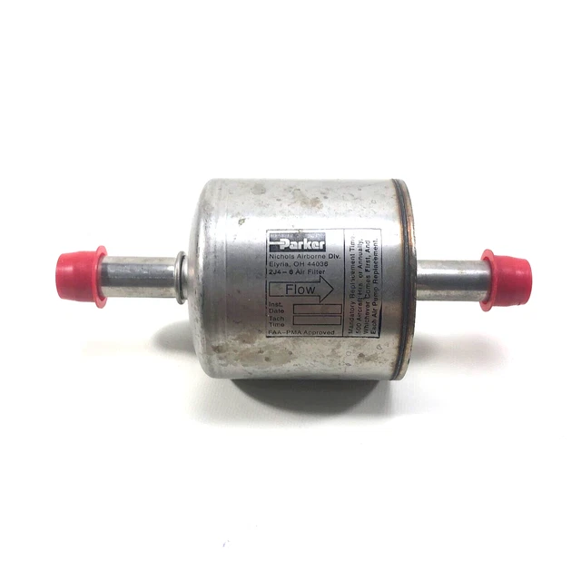 AVIATION AIRCRAFT NOS Part - Parker air filter assembly 2J4-6 Piper ...