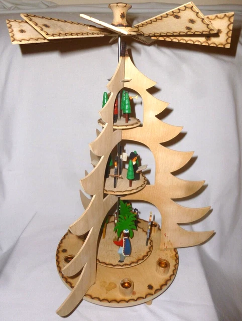 WUNDERSCHÖNE WEIHNACHTSPYRAMIDE CA. 50cm Höhe -WEIHNACHTEN/ ERZGEBIRGE (789) EUR 45,00 - PicClick DE