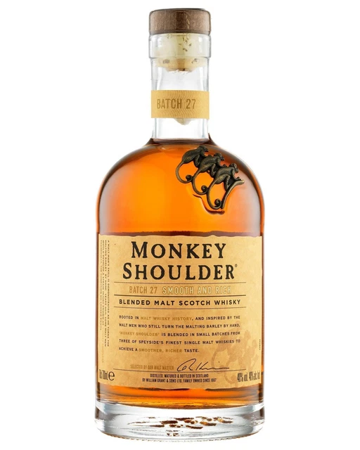 MONKEY SHOULDER BLENDED Malt Scotch Whisky $85.50 - PicClick AU
