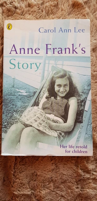ANNE FRANK'S STORY by Carol Ann Lee, Good Used Book (Paperback) FREE ...