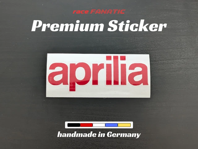 APRILIA STICKER PREMIUM Aufkleber Motorrad Auto Racing Vinyl EUR 4,49 ...