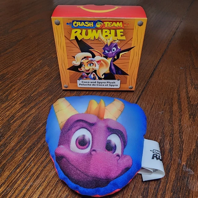 2023 MCDONALD’S HAPPY Meal Crash Team Rumble #5 Coco And Spyro Plush ...