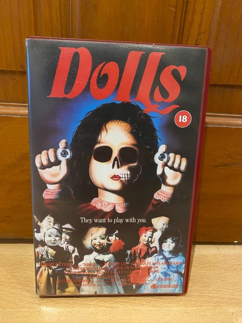DOLLS 1987 HORROR Film 18 VHS Video Tape PAL Vestron Video ...