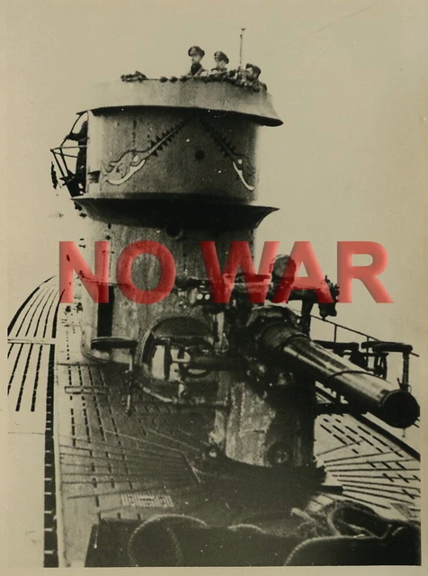 WWII GERMAN WAR Photo Kriegsmarine U-Boot / U-Boat U-106 With Emblem ...