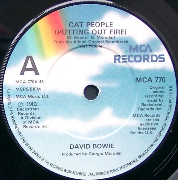 DAVID BOWIE - Cat People Putting Out Fire From The Original Soundt ...