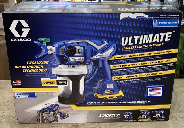 GRACO AIRLESS SPRAYER ULTIMATE Cordless Handheld MODEL 17N164 - NEW ...