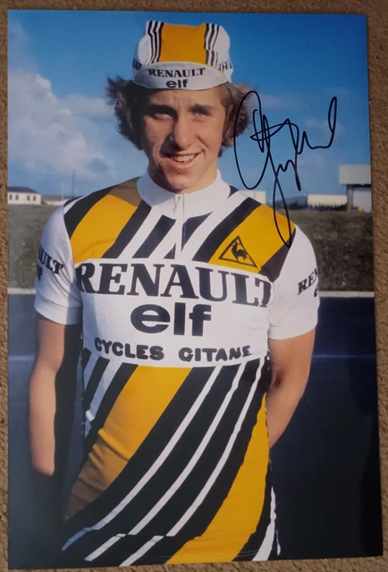 GREG LEMOND PORTRAIT before the start of the tour de france signed 12x8 ...