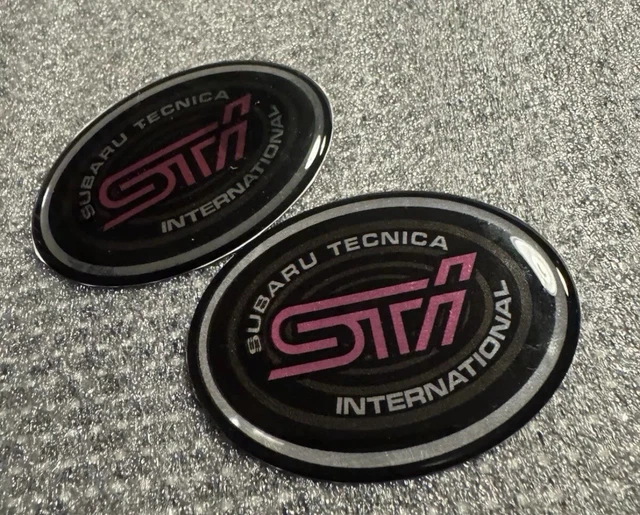 STI WING BADGE Subaru Impreza Wrx gc8 subaru jdm x2 £19.36 - PicClick UK