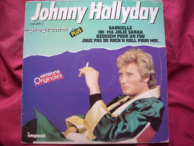 33T JOHNNY HALLYDAY disque impact programme plus vol.2 EUR 12,00 ...
