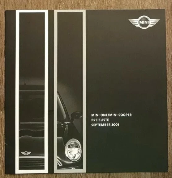 MINI COOPER/ONE R50/R53 Price List/Brochure/Pricelist/Brochure/Brochure ...