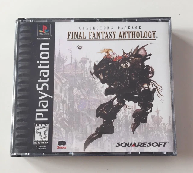 SONY PLAYSTATION PS1 RPG Final Fantasy Anthology : Pack Collector ...