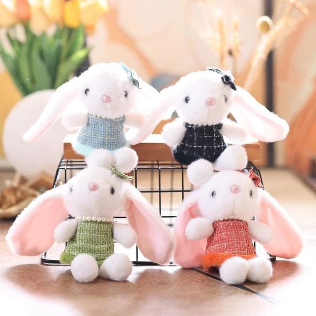 CUTE RABBIT PLUSH Keychain With Pp Cotton Filling For Kids And ...