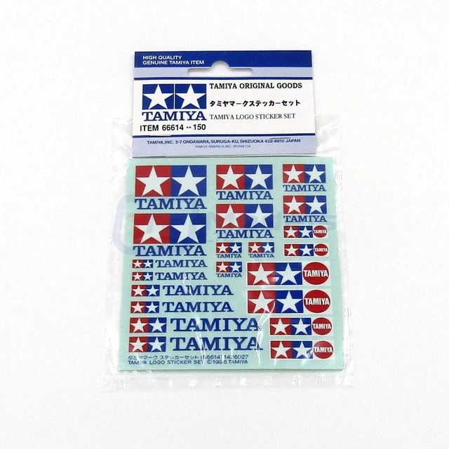 TAMIYA 66614 OFFICIAL Logo Sticker/Decal Set, NIP £6.99 - PicClick UK
